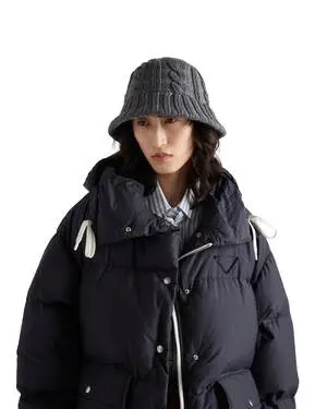 Prada Wool Bucket Hat - Grey