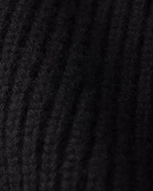 Prada Wool And Cashmere Knit Hood - Black