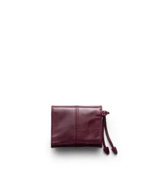 Prada Small Leather Wallet - Red
