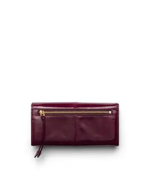 Prada Large Leather Wallet - Red
