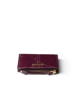 Prada Small Leather Wallet - Red