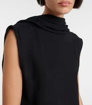 TOTEME Knitted Top - Black