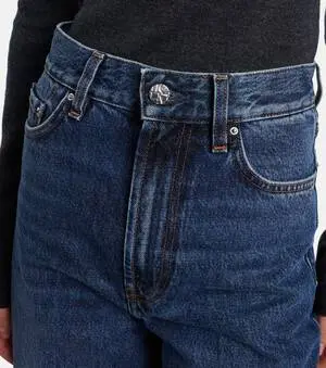 TOTEME High-rise Wide-leg Jeans