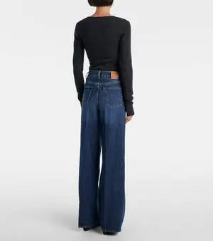 TOTEME High-rise Wide-leg Jeans