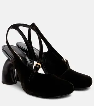 Dries Van Noten Gold Tone Pumps