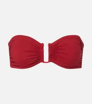 ERES Show Bandeau Bikini Top - Red