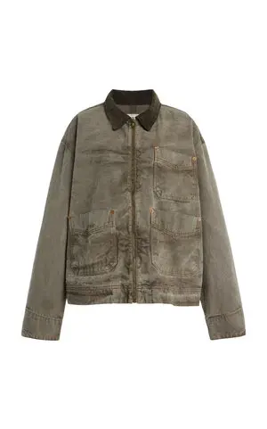 SLVRLAKE Casey Cotton Jacket - Green