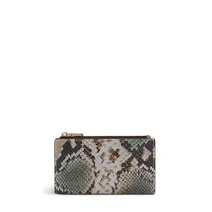 RADLEY Coin Streetfaux Snake Ziptop Wallet - Pine Needle
