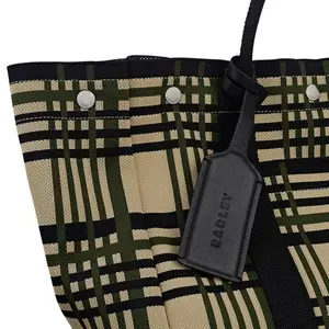 RADLEY Hadleigh Place Check Open Top Tote Bag