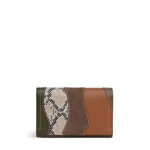 RADLEY Oak Streetpatchwork Flapover Wallet - Coffee