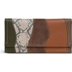 RADLEY Oak Streetpatchwork Flapover Wallet - Coffee
