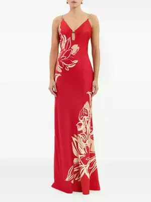 Rebecca Vallance Tallara Chain-embellished Maxi Dress