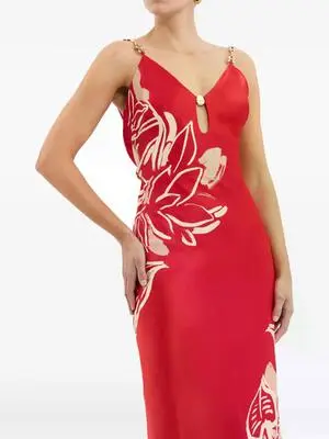 Rebecca Vallance Tallara Chain-embellished Maxi Dress