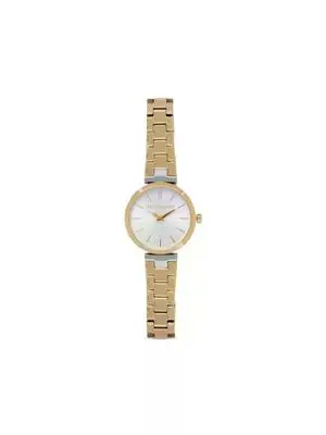 TRUSSARDI Watch With Stainless Steel Link Bracelet - White