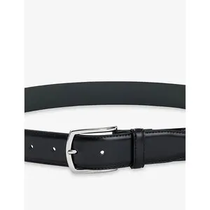 BOSS Branded-buckle Leather Belt