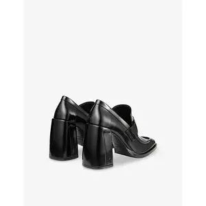 JIMMY CHOO Tylor 95 Patent Leather Loafers