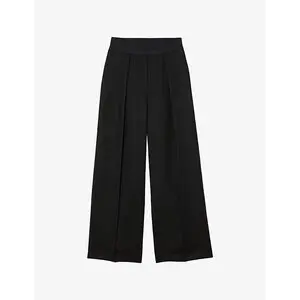 High-Rise Elastic Waistband Pants