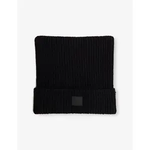 Acne Studios Ribbed Wool-blend Beanie - Black