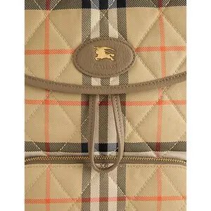 Burberry Check Woven Backpack