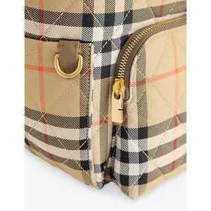 Burberry Check Woven Backpack