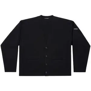 Balenciaga Long-sleeve Cardigan - Black