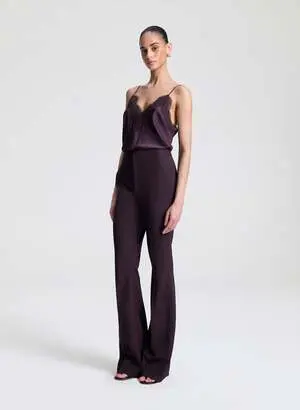 A.L.C. Presley Satin And Lace Camisole Top