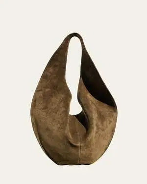MAEDEN Market Suede Tote Bag - Suede Kelp