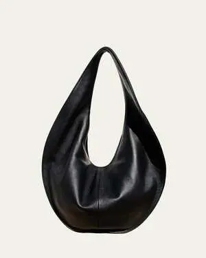 MAEDEN Market Pebble Leather Tote Bag - Ink