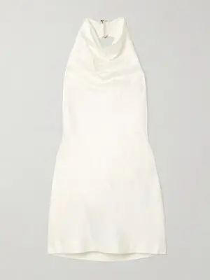 Stella McCartney Draped Satin Halterneck Top