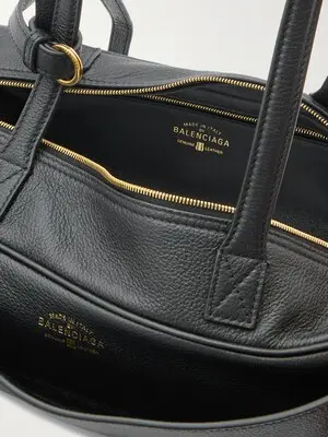Balenciaga Carrie Small Textured-leather Shoulder Bag