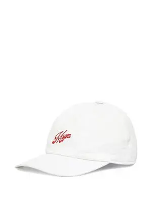MSGM Embroidered Logo Baseball Cap - White