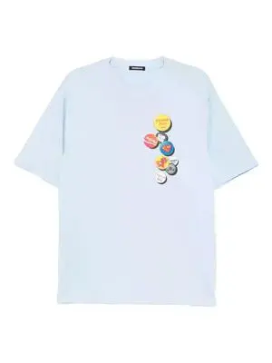 GROUND ZERO Printed T-shirt - Blue