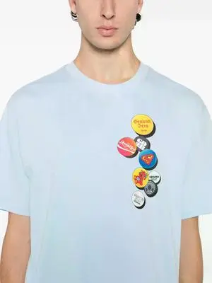 GROUND ZERO Printed T-shirt - Blue