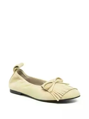 OPEN YY Bun Suede Flats