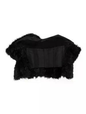 Toga Fringe Tulle Top
