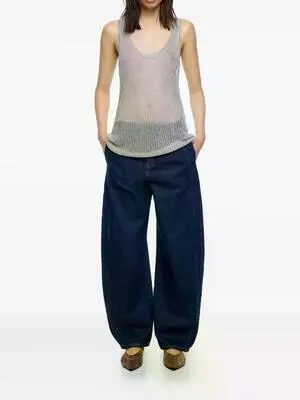 Bimba Y Lola Buckled Panel Jeans