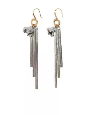 BIMBA Y LOLA Brass Tassel Earrings