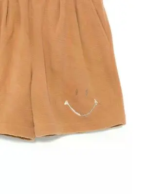 Joshua Sanders Embroidered Fleece Shorts