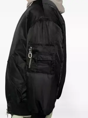GROUND ZERO Layered Jacket - Black