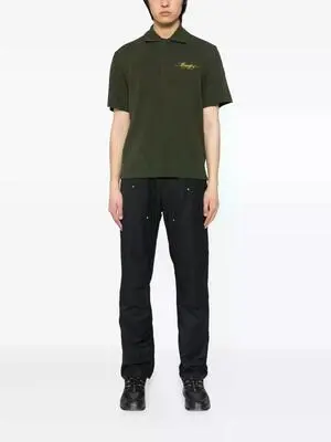 Moncler Logo-embroidered Polo Shirt