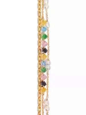 Bimba Y Lola Multi-chain Gemstone Bracelet
