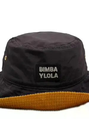 Bimba Y Lola Logo-patch Bucket Hat - Black