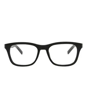 Berluti Square Frame Optical Frames - Black Black Transparent (bl50004i/55/001)