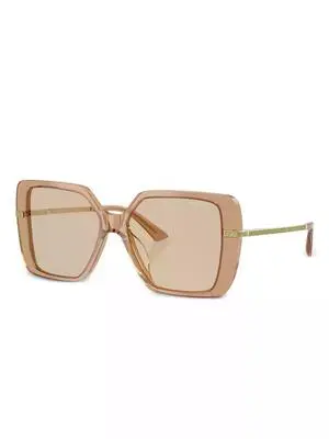 JIMMY CHOO Oversized Square Sunglasses