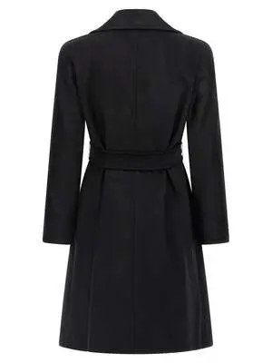 MAX MARA STUDIO Dravenna' Wool Coat - Black