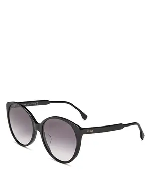 Fendi Cat Eye Sunglasses, 59mm - Black/purple
