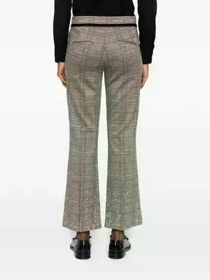 CAMBIO Check-embellished Trousers