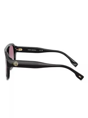 Tory Burch Double-bridge Square-frame Sunglasses