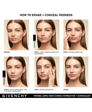 Givenchy Prisme Libre Skin-caring Corrector Green - Green - Targets Redness And Imperfection
