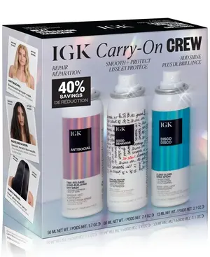 IGK 3-pc. Carry-on Crew Styling Set - No Color